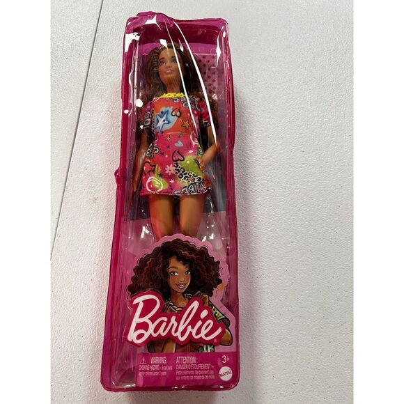 Barbie | Cat | Barbie Fashionistas Doll 2 In Graffiti Print Shirtdress ...